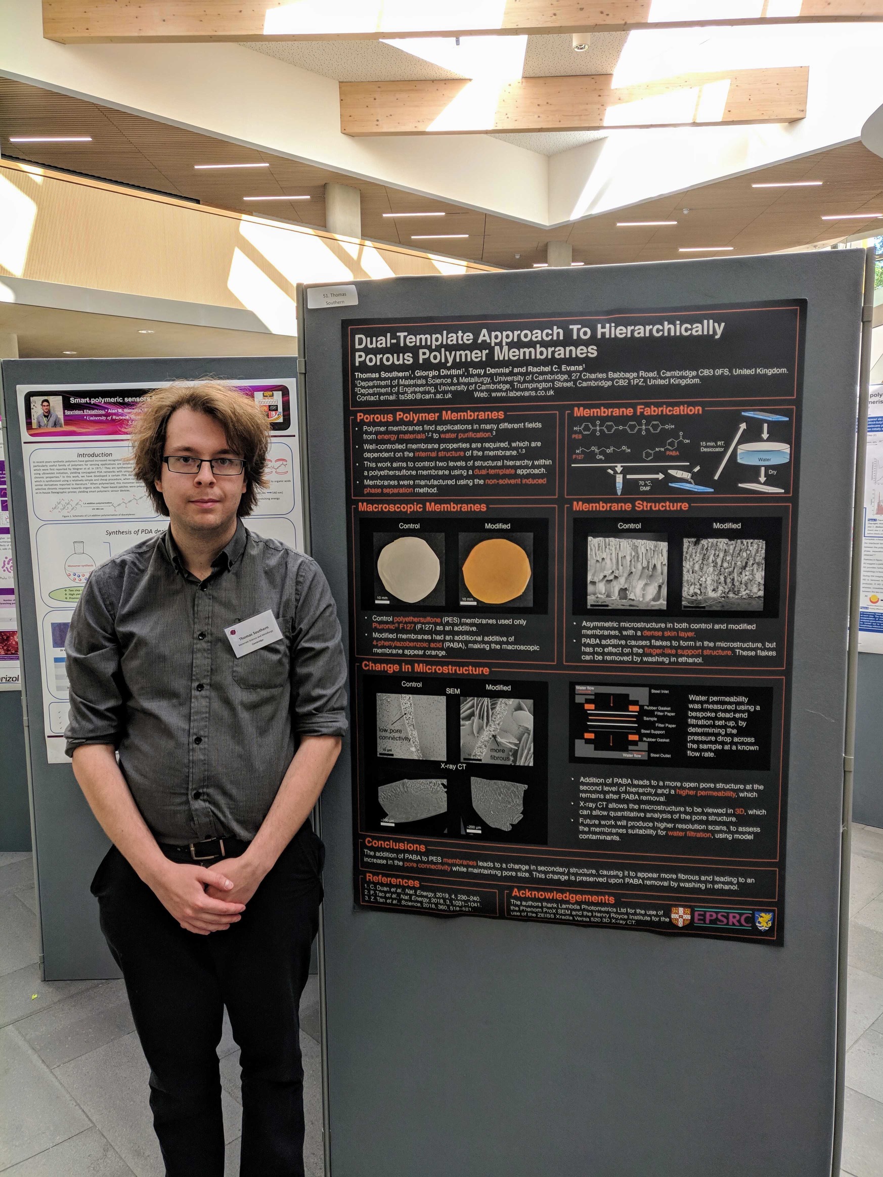 Tom Southern wins a poster prize at the MacroGroup UK Young Researcher ...