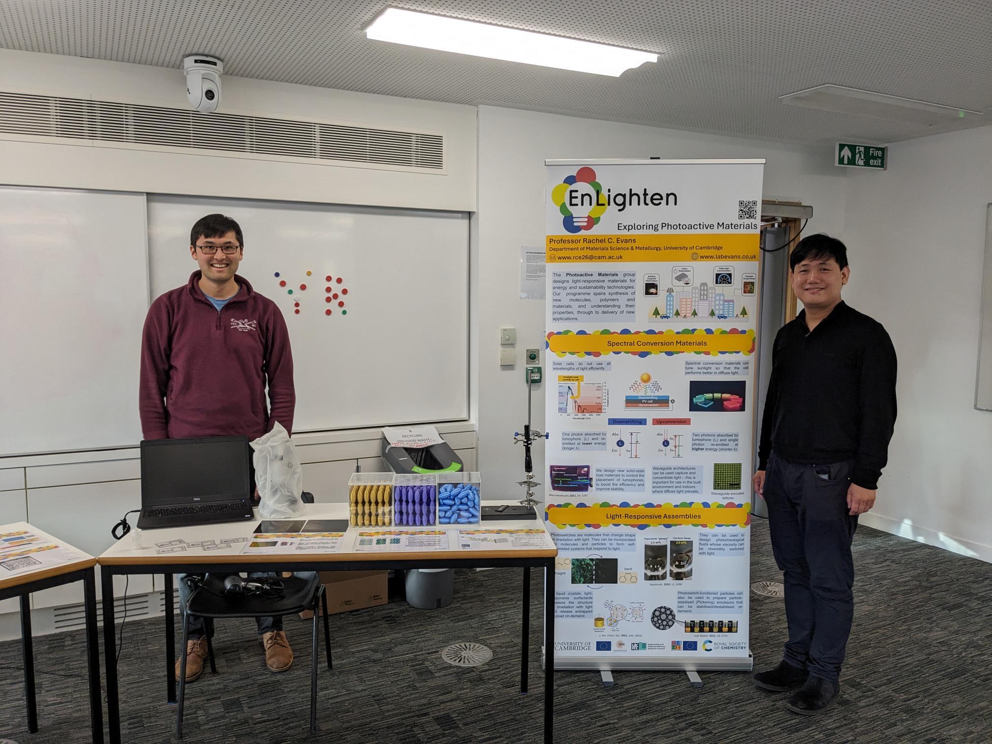 PAM group takes part in Cambridge Festival | Photoactive Materials Group